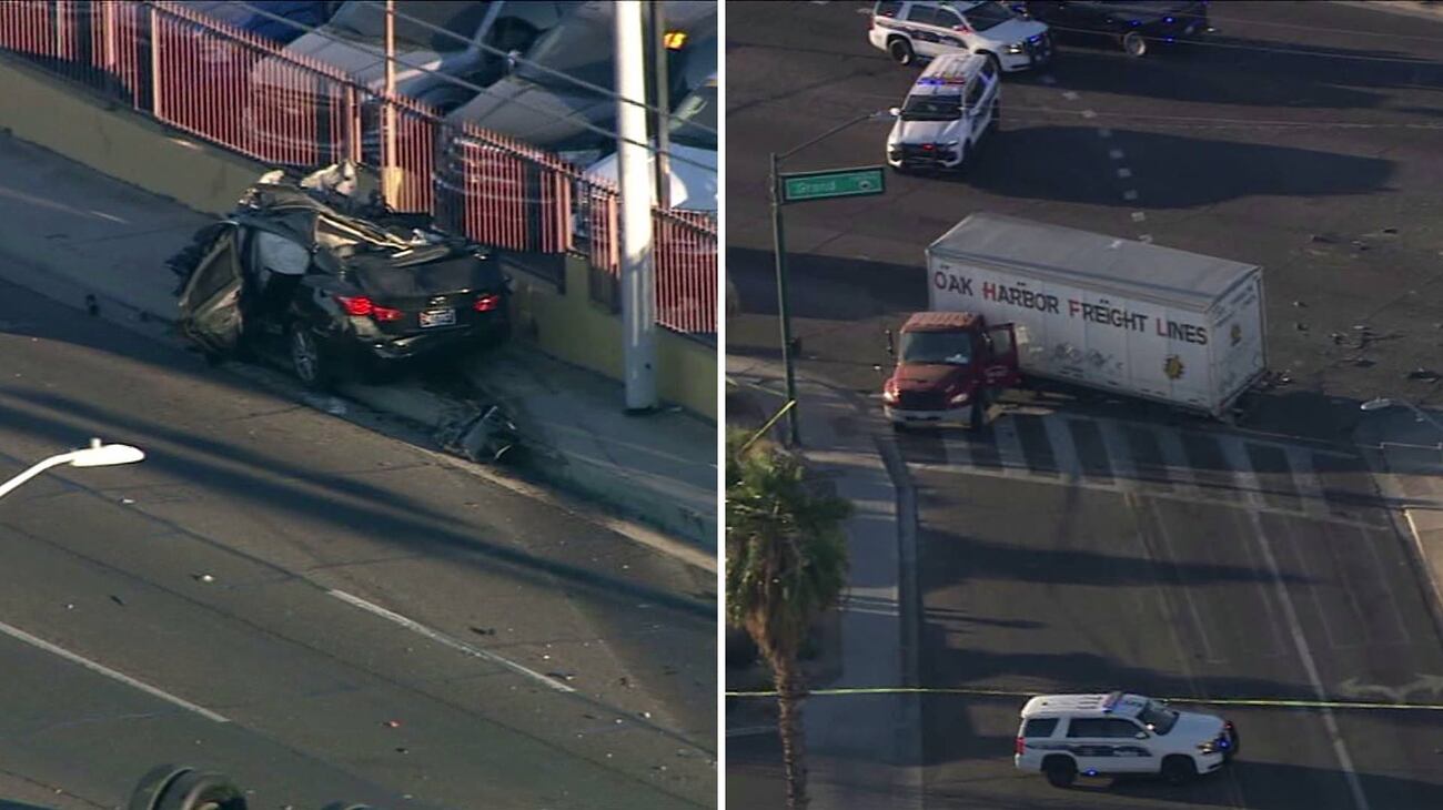 2 People Dead After Crashing Into Back Of Semi Truck In West Phoenix
